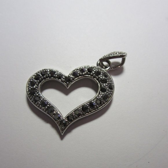 Unknown | Jewelry | Vintage Marcasite Heart Pendant | Poshmark